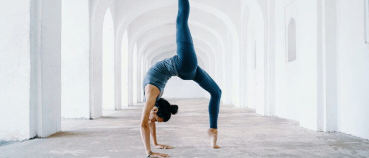 10 Dynamic standing yoga poses with modifications